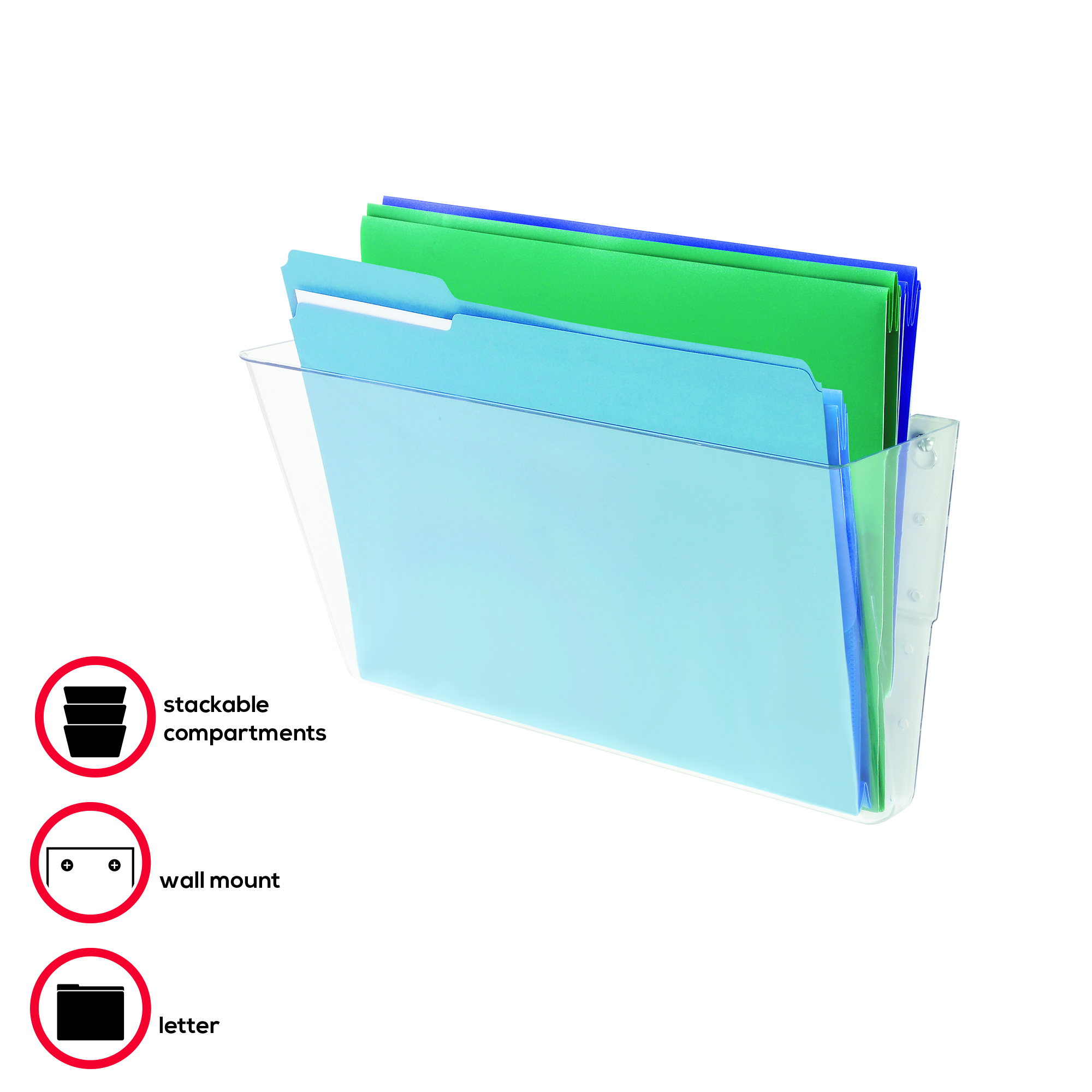 EZ Link Stackable DocuPocket® - Deflecto