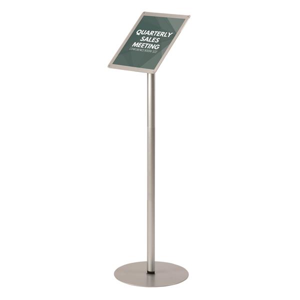 Floor Sign Display w/Rear Literature Pocket - 8.5" x 11" - Letter ...