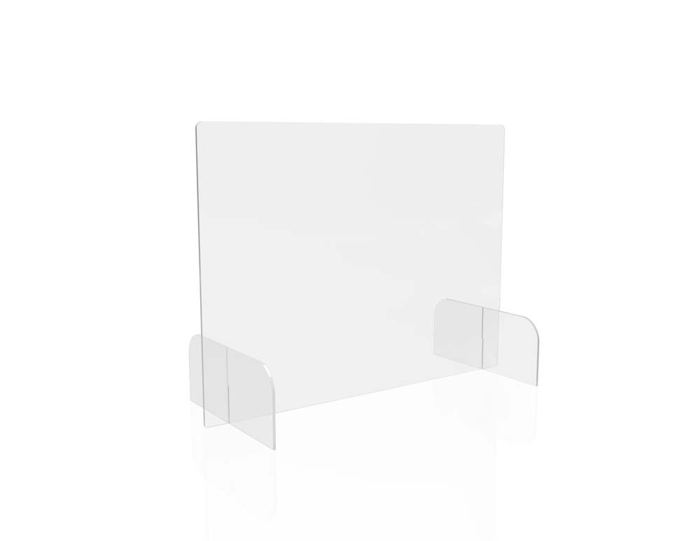 Countertop Safety Barrier Full Shield with Feet - Deflecto