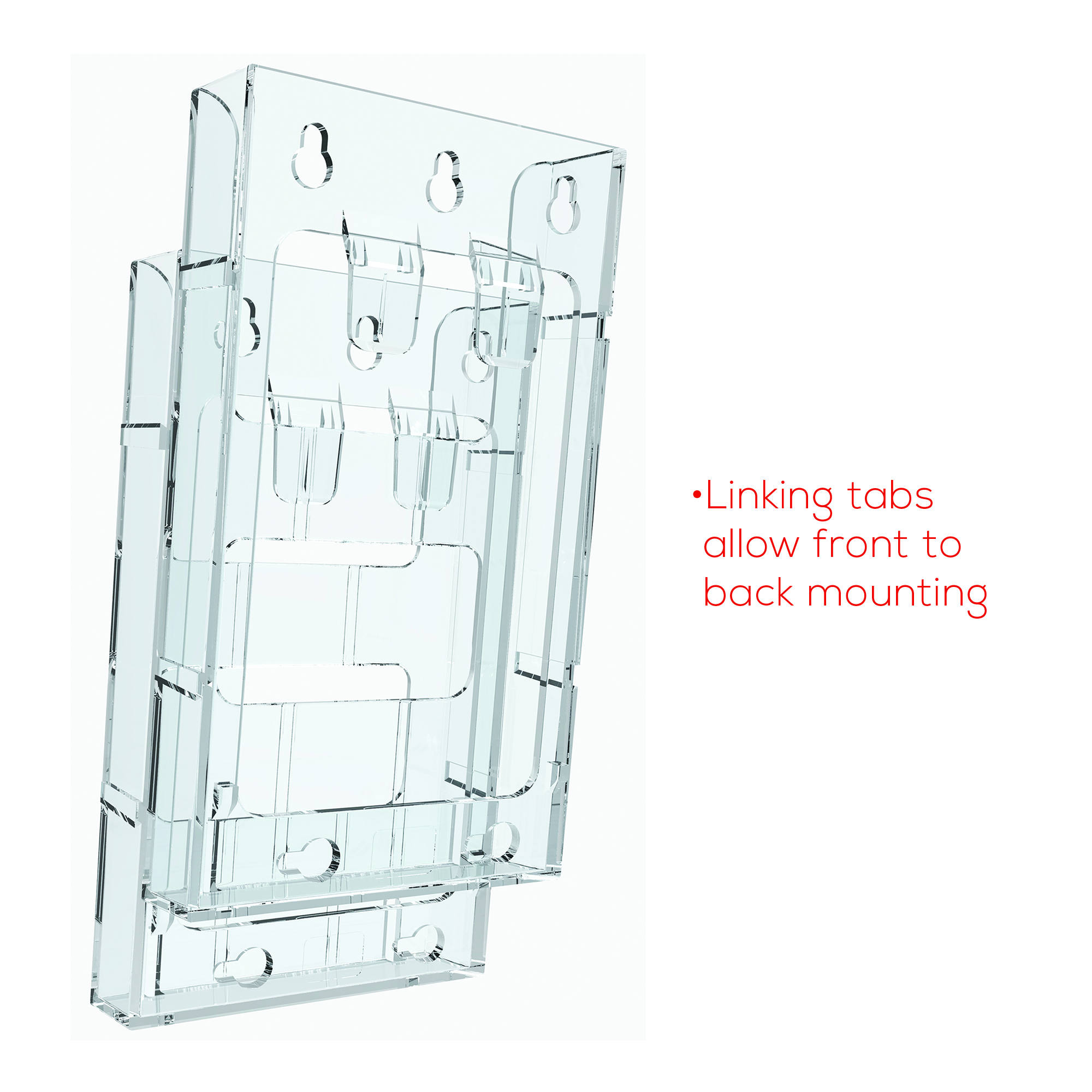 Lit Loc® Interlocking Literature Display - Deflecto