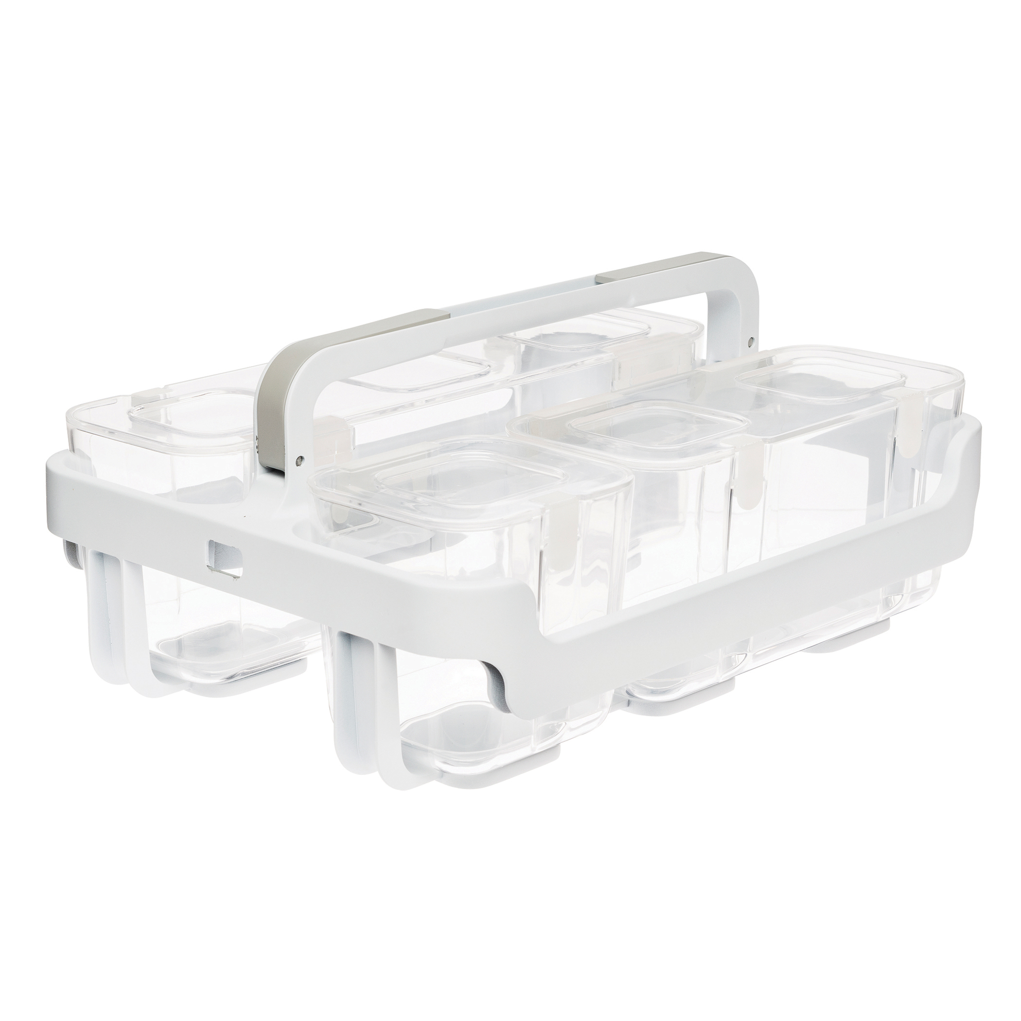 Stackable Caddy Organizer w/3 Containers - Deflecto