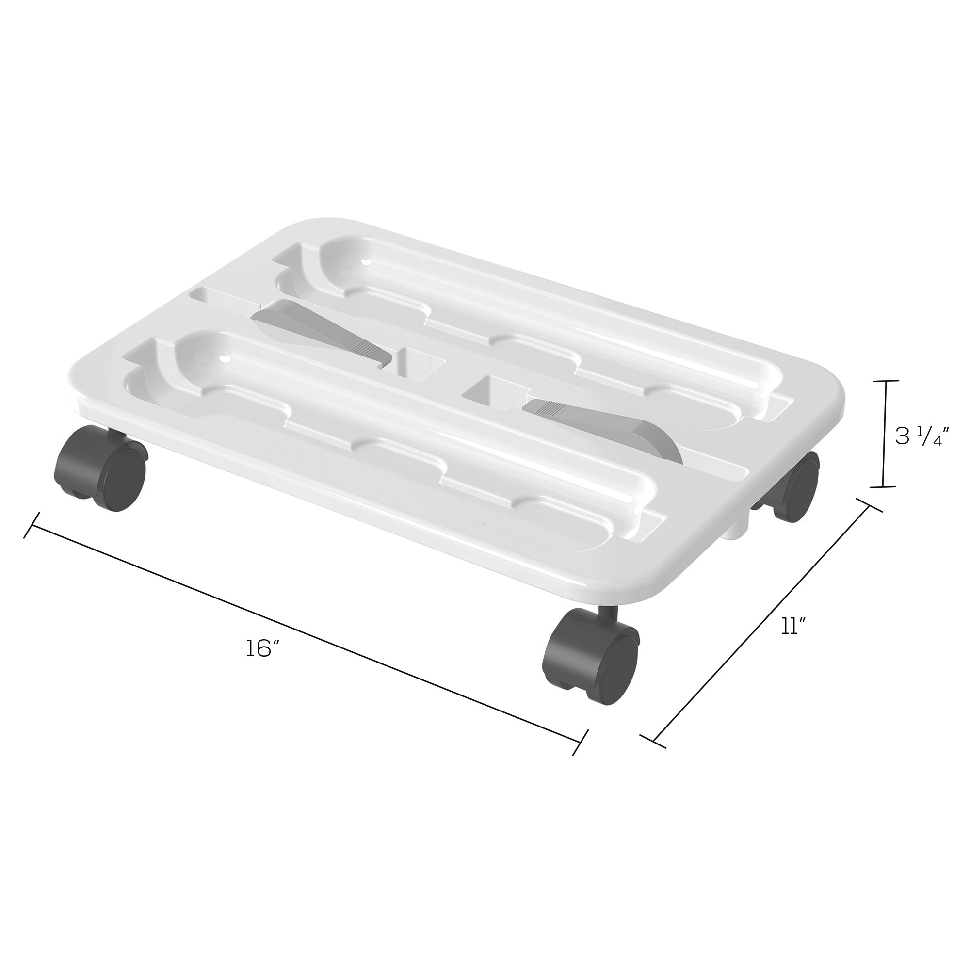 Stack 'N Go Caddy Wheel Base - Deflecto