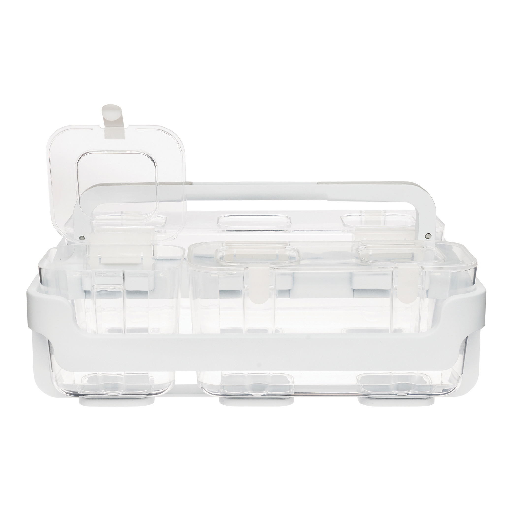 Stackable Caddy Organizer w/3 Containers - Deflecto